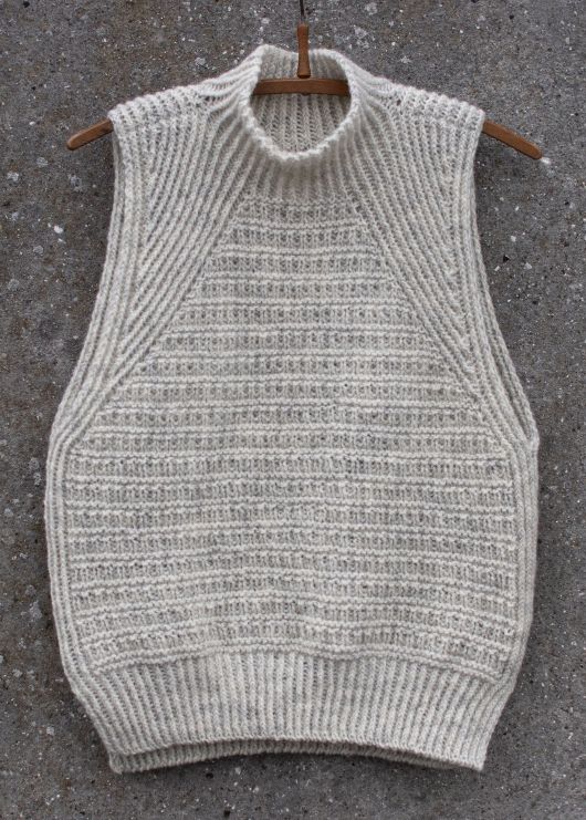 Вязаный жилет Slanting